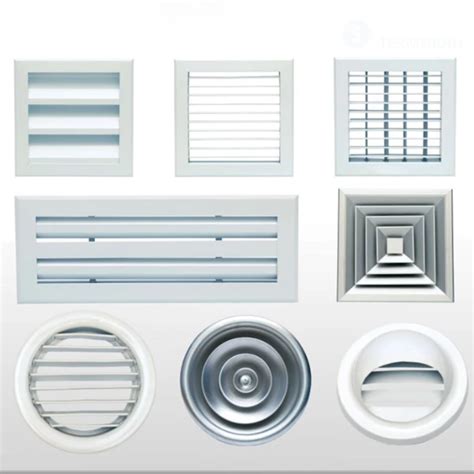 Diffuser Ducting Grill Ac Diffuser Sock 6 Ukuran Luar 33 X 33cm