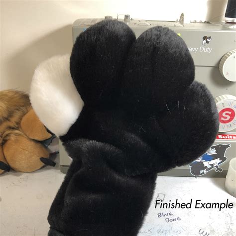 Puffy Fursuit Paw Pattern [pdf Download] — Ybl Suits