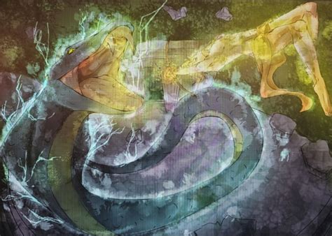 Apollo Defeating Python Quick Concept Art I Did For A Competition And Took A Pic Of I Didn T