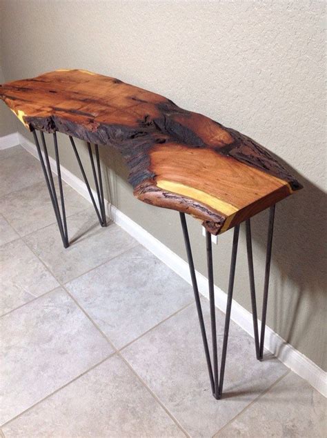 Mesquite Live Edge Console Table Texas San Antonio