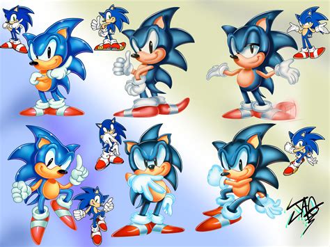 Old A Bunch Of American Sonics By Jx Spindazh On Deviantart