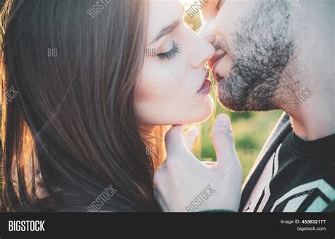 Sensual Kiss Close Image And Photo Free Trial Bigstock