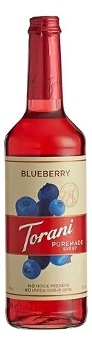 Jarabe Torani Blueberrypuremade Signature 750ml Envío Gratis