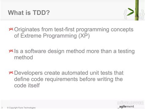 Test Driven Development Overview And Adoption Ppt