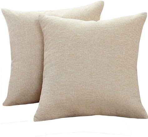 Classical Linen Throw Pillow Covers