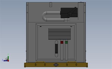 ABB断路器 可抽出式 1250A 40kA VD4P 12 1250 SOLIDWORKS 2018 模型图纸下载 懒石网