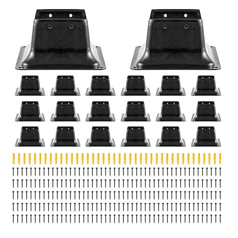 4x4 Post Base 20pcs Internal 35x35 Heavy Duty Powder Coated Steel