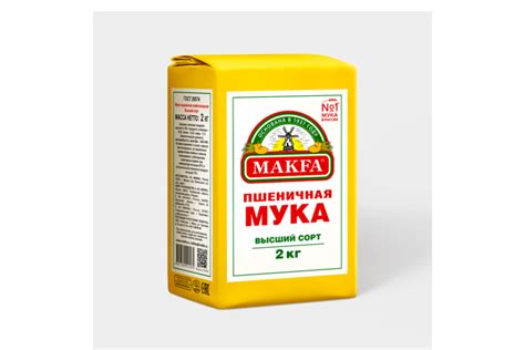 Мука пшеничная «Макфа» высший сорт, 2 кг – купить по приятной цене с ...
