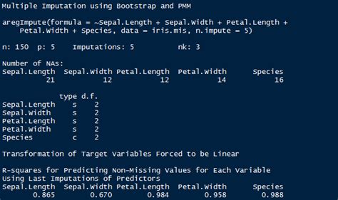 R Packages Impute Missing Values In R