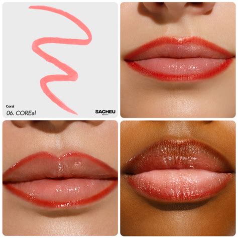 Lip Liner Stay N Peel Off Lip Liner Stain Sacheu Beauty