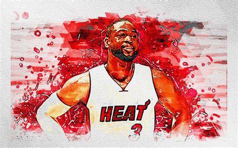 Dwyane Wade Basketball Stars Nba Miami Heat Tyrone Jr Mixed Media By Miller Ebony Fine Art America