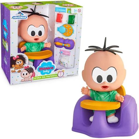 Boneco Cebolinha Hora Da Papinha Turma Da Monica Adijomar 444