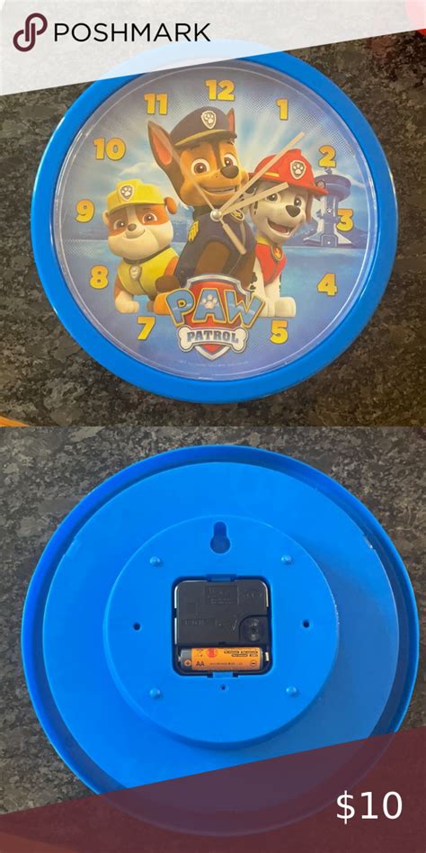 Paw Patrol Clock Paw Patrol Paw Clock
