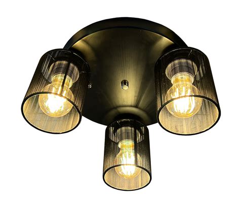 Gl02 3l Black E27 Ceiling Mount Lamp Sembawang Lighting House Pte Ltd