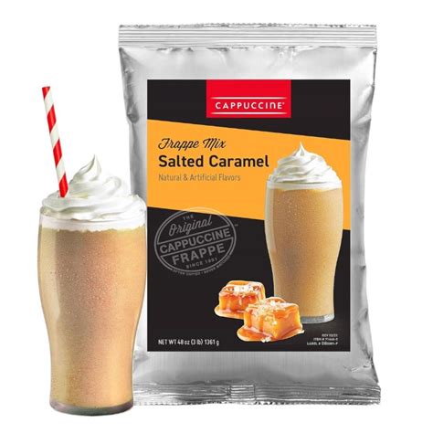 Cappuccine Salted Caramel Coffee Frappe Mix Fortuna Enterprises