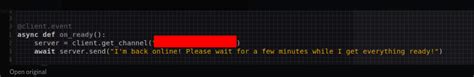 [discord py] how to make bot send a message when it s back online r
