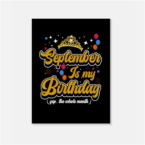 Lienzo Septiembre Es Mi Cumpleaños S A Latostadora