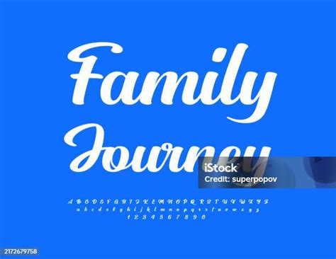 벡터 관광 표시 가족 여행 벽지 붓글씨 알파벳 문자와 숫자 세트 가족에 대한 스톡 벡터 아트 및 기타 이미지 가족 관광