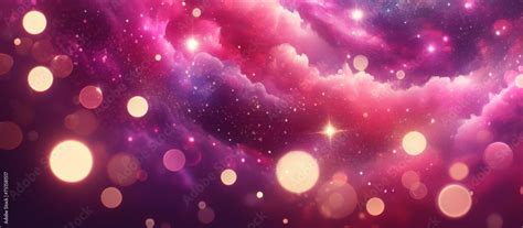 虹のユニコーンの背景。ボケ味と星を持つパステルのファンタジー空。魔法のホログラフィック銀河。大理石のかわいいテクスチャです。ベクトル宇宙の