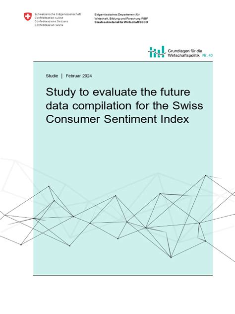 Wp 43 Swiss Consumer Sentiment Index Pdf Consumer Confidence Sampling Statistics