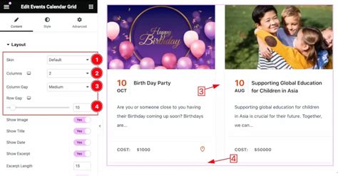 How To Use Events Calendar Grid Widget By Element Pack