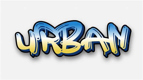 Graffiti Style Urban Text Effect Free Illustrator Vector File