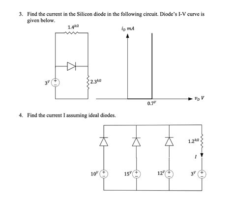 video solution find the current in the silicon diode in the following