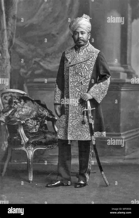 English Nawab Sir Fateh Ali Khan Qizilbash Of Nawabganj 1862 1923 Leading Punjabi Muslim
