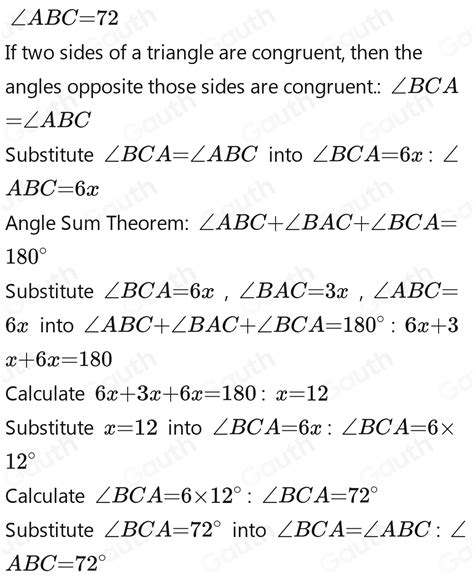 Solved Work Out The Value Of ∠ Abc The Diagram Is Not Drawn Accurately ∠ Abc 。 [geometry]