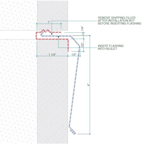 Type B Reglet Cheney Flashing