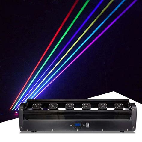 6 Eyes RGB Moving Head Laser Light LED Stage Lighting Manufacturer