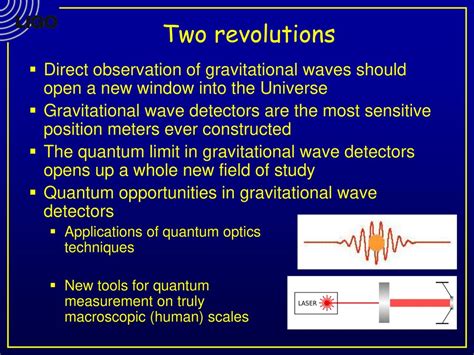 Quantum Opportunities In Gravitational Wave Detectors Ppt Download