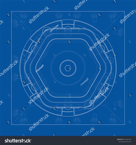 Abstract Industry Object Concept Vector Rendering Stock Vector Royalty
