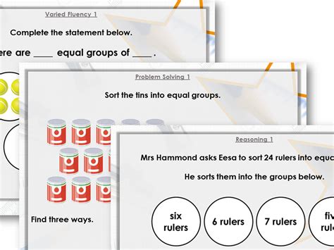 Year 3 Maths Multiplication Equal Groups Lesson Autumn Block 3 By