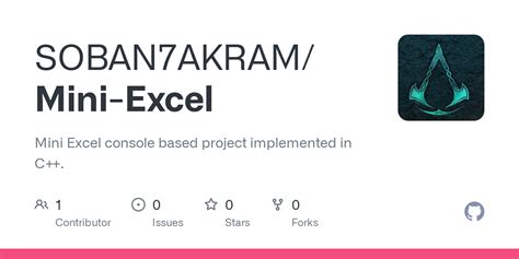 Github Soban7akrammini Excel Mini Excel Console Based Project