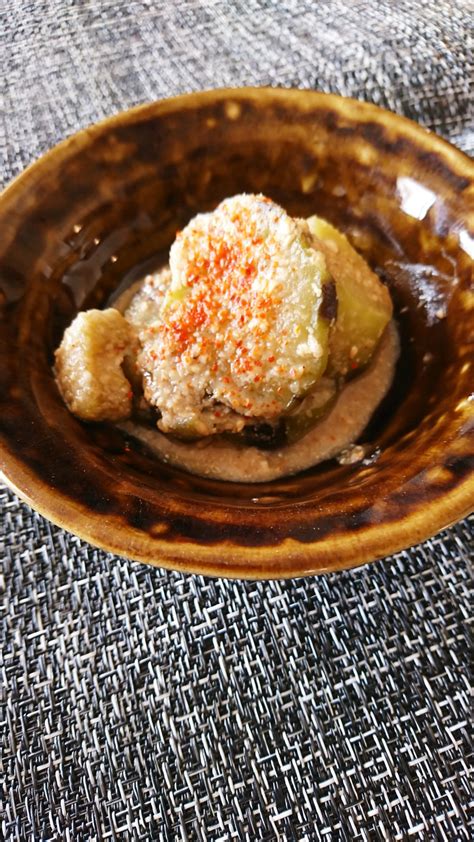 米茄子胡麻味噌和え By 赤紫芋介 【クックパッド】 簡単おいしいみんなのレシピが396万品