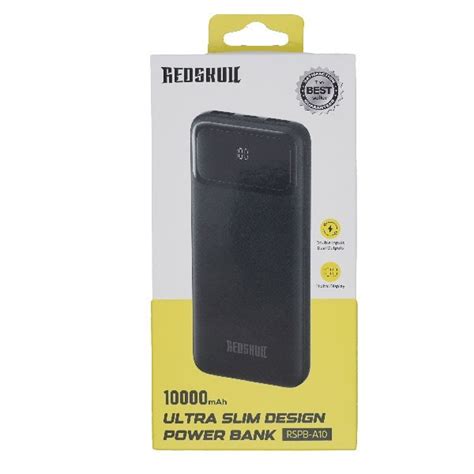Jual Redskull Rspb A10 Powerbank 10000mah Dual Output Dan Input Ultra Slim Led Garansi