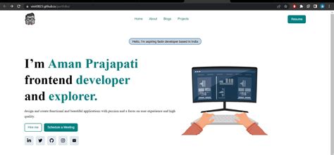 Aman Prajapati On Twitter In End I Made My Portfolio With The Help