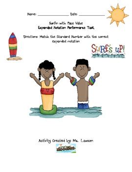 Place Value Expanded Notation Match By Tools To Common Core TPT