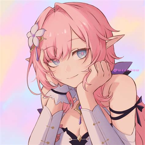 Elysia Honkai And 1 More Drawn By Weeiskaw Danbooru
