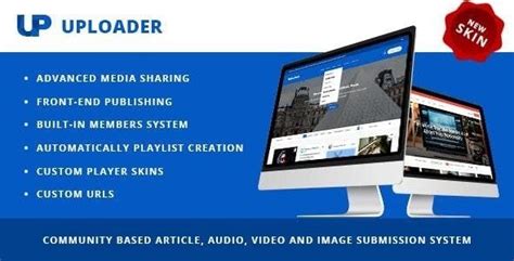 Uploader Advanced Media Sharing Theme 233 Wp Themes And Plugins