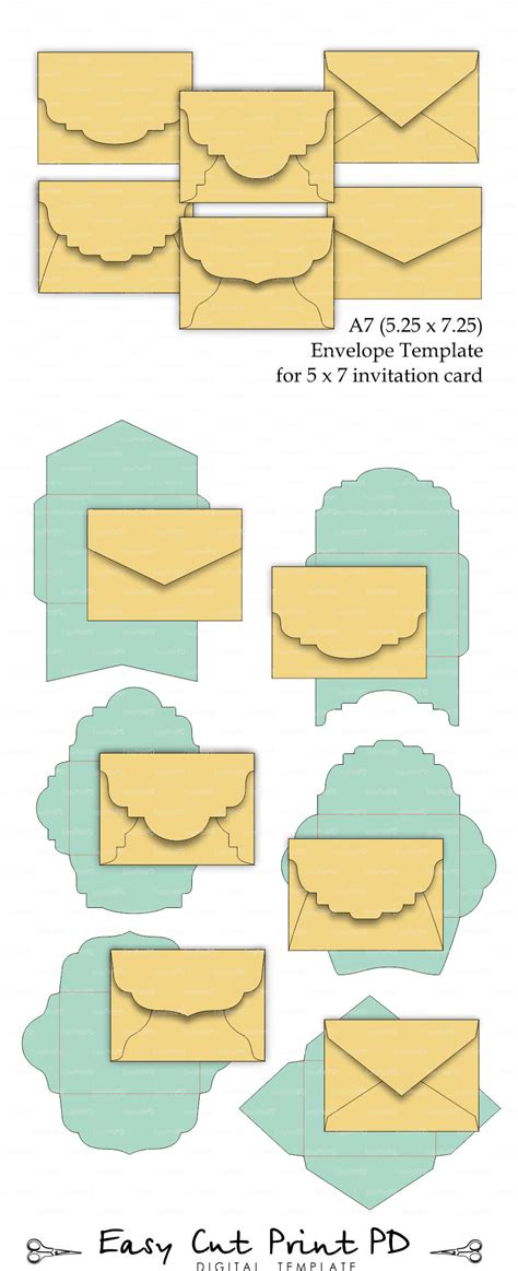 8x11 Printable Envelope Template