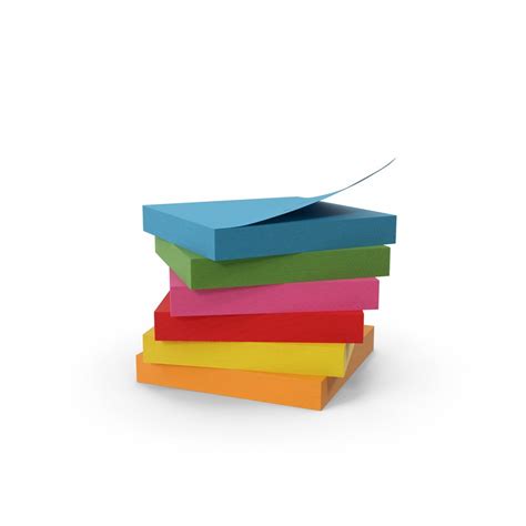 Colored Sticky Notes Model TurboSquid 2057714
