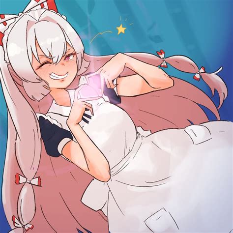 Fujiwara No Mokou Touhou Drawn By Xmfqiejm Danbooru