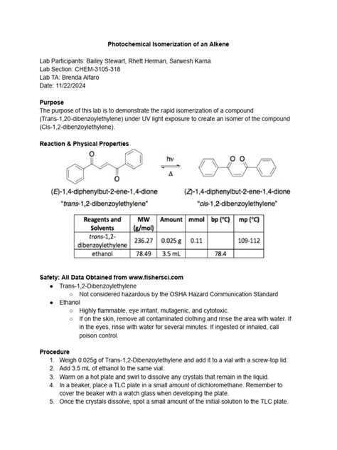 Ochem Lab 12 Pdf Thin Layer Chromatography Isomer