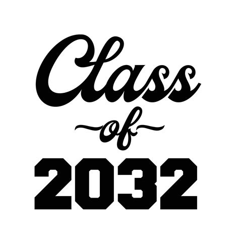 Class Of 2032 Vector T Shirt Design 10990424 Vector Art At Vecteezy