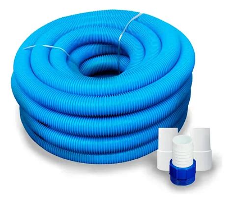 Mangueira Flexível Para Limpeza Piscina 5 Metros Ponteiras
