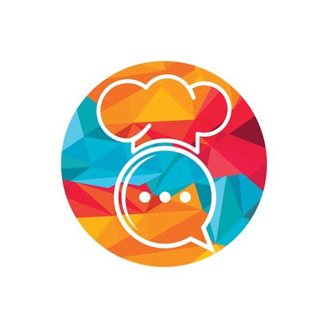 Premium Vector Chef Talk Vector Logo Design