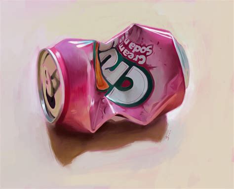 Crushed Can Drawing