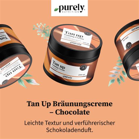 3x Tan Up Bräunungscreme Chocolate Zusammen 600 Ml Purelynutrition De